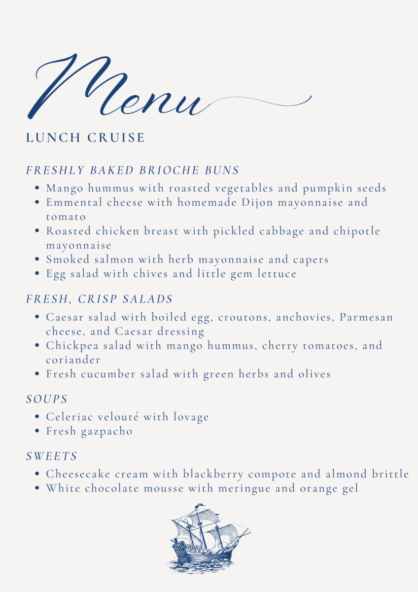 SAIL lunch cruise - Smidtje Luxury Cruises